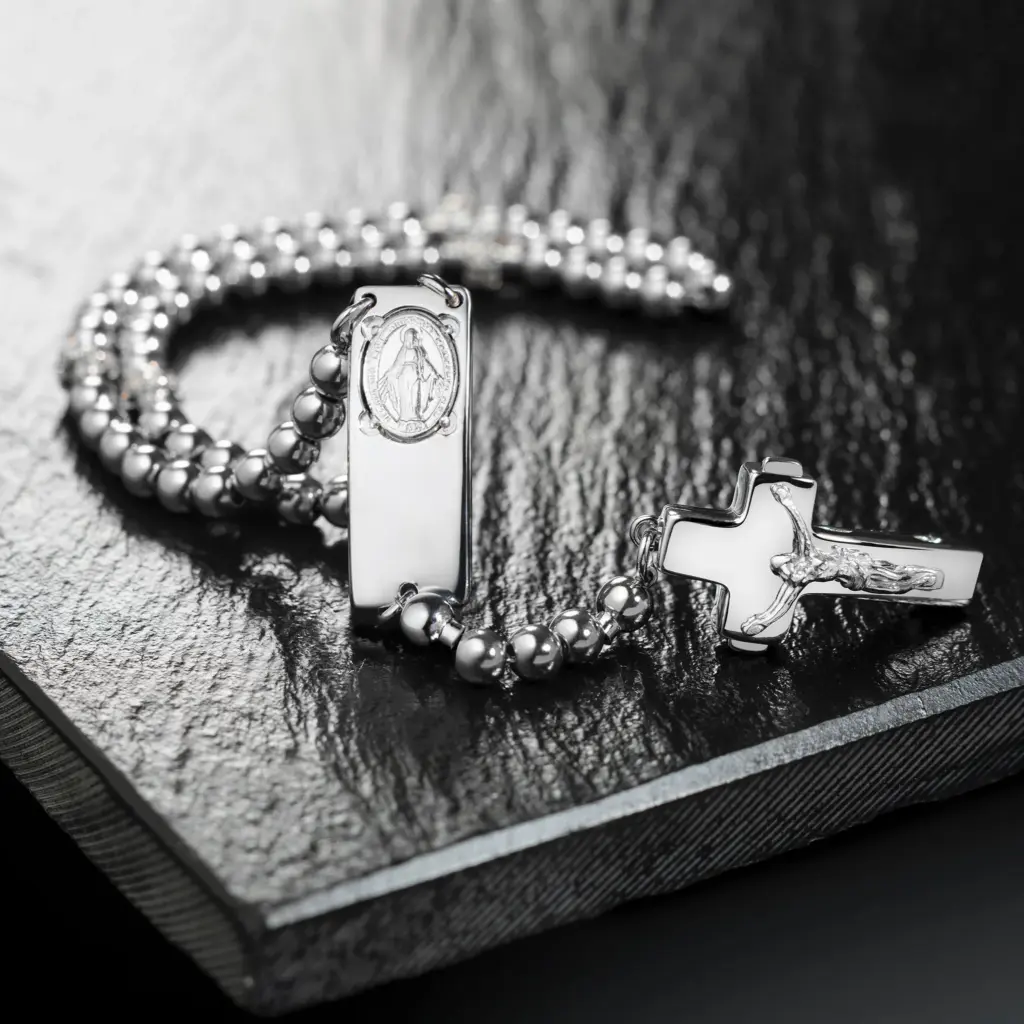 Ghirelli Rosalet® Silber – Rosenkranz und Armband in einem